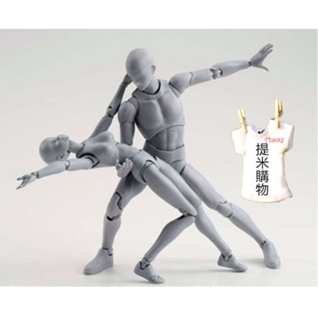 SHF 素體男 超可動 灰色豪華版 Body DX SET, 書籍、休閒與玩具, 玩具、公仔、桌遊在旋轉拍賣