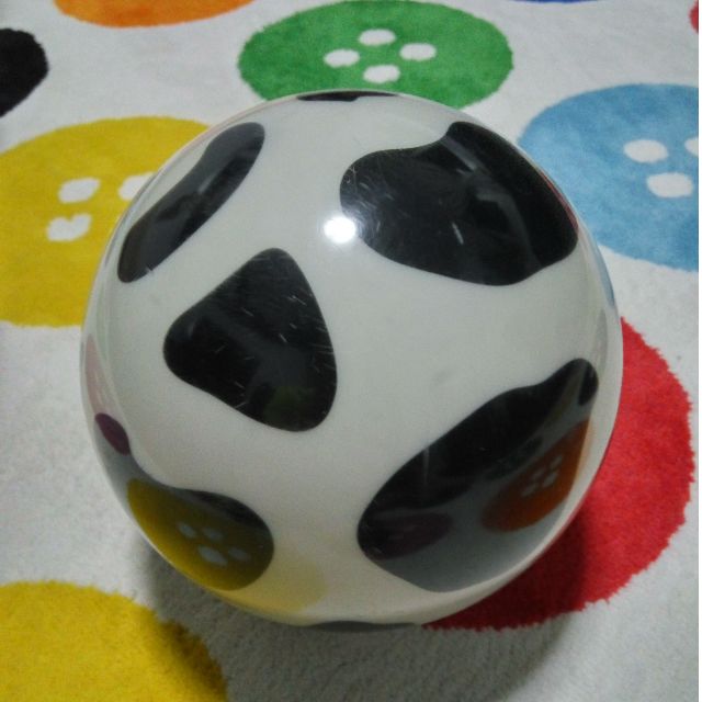 Cow Print Clear Bowling Ball (14lbs), Sports, Sports & Games Equipment ...