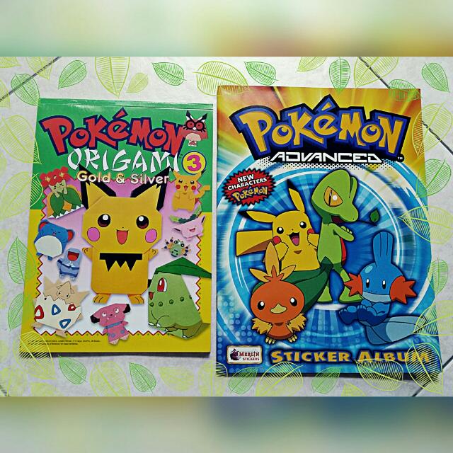 Free Pokemon Advanced Sticker Album With Purchase of Pokemon ORIGAMI ...