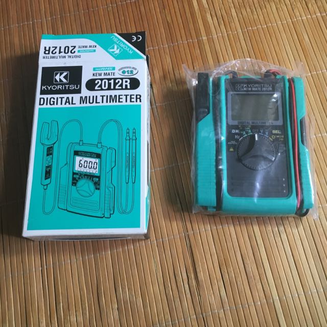 Kyoritsu Digital Multimeter Kew Mate 2012R, Health & Nutrition, Health ...