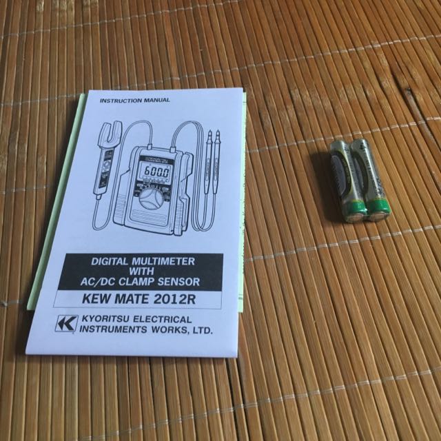 Kyoritsu Digital Multimeter Kew Mate 2012R, Health & Nutrition, Health ...