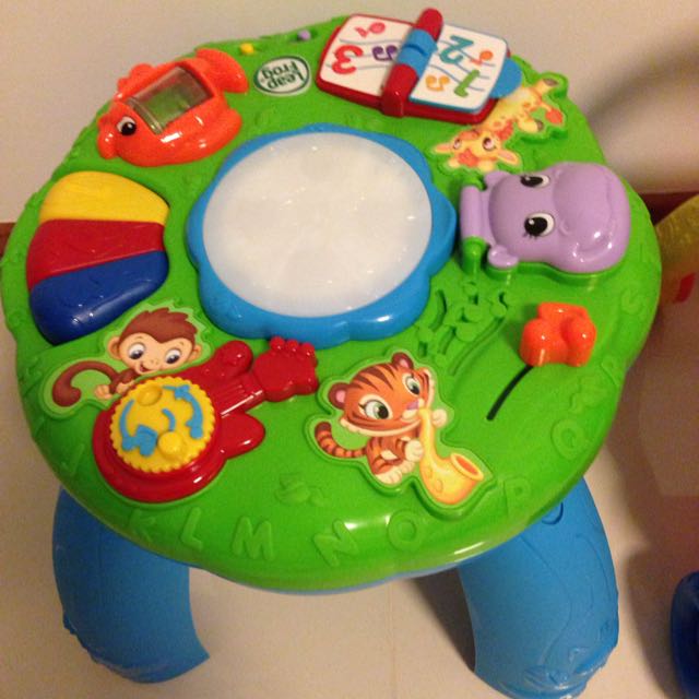 Leapfrog Animal Adventures Activity Table, Hobbies & Toys, Toys & Games ...