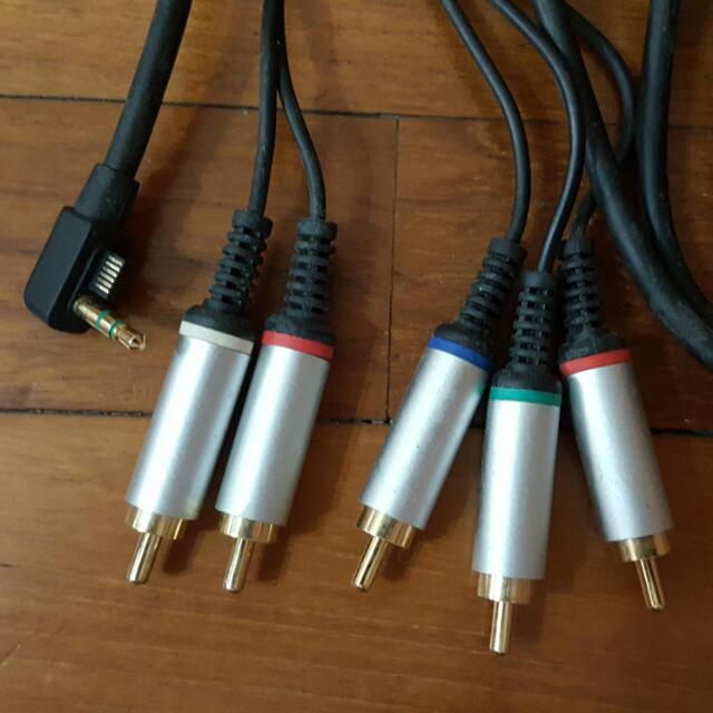 PSP Audio Composite Cable Original, Audio, Portable Audio Accessories ...