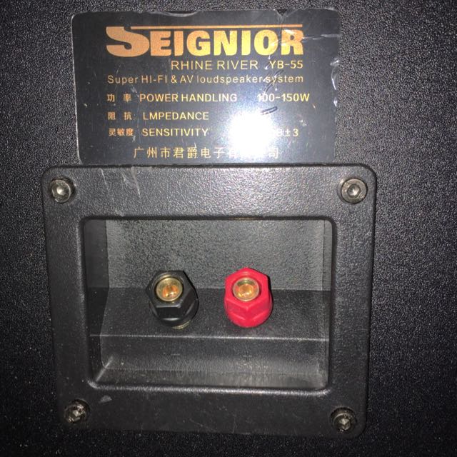 Seignior Super Hifi & AV Loud Speaker, Audio, Soundbars, Speakers ...