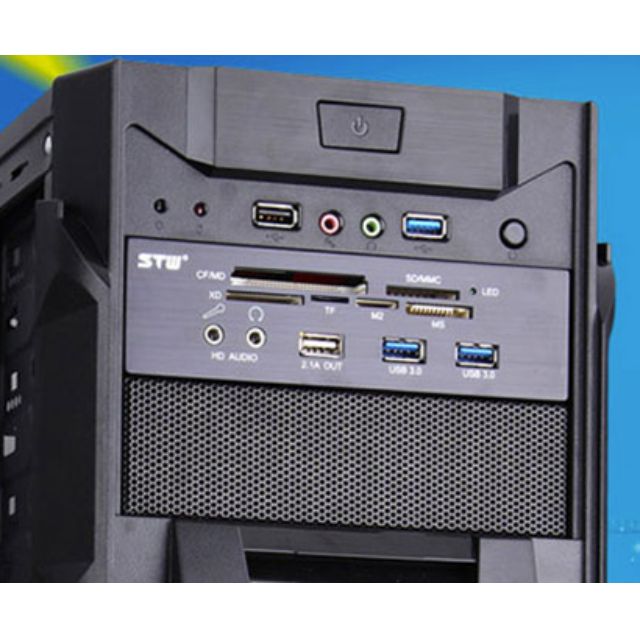 5.25 Inch Multi Port Case Panel for Front CD-ROM Bay with HD Audio Card ...