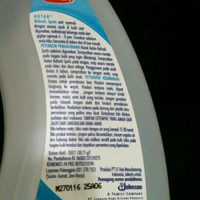 Autan Refresh Spritz -- Mosquito repellent spray, Beauty & Personal ...