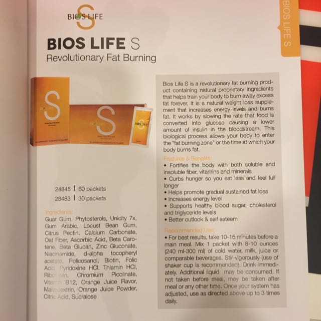 Bios Life Health Package, Health & Nutrition, Health Supplements ...