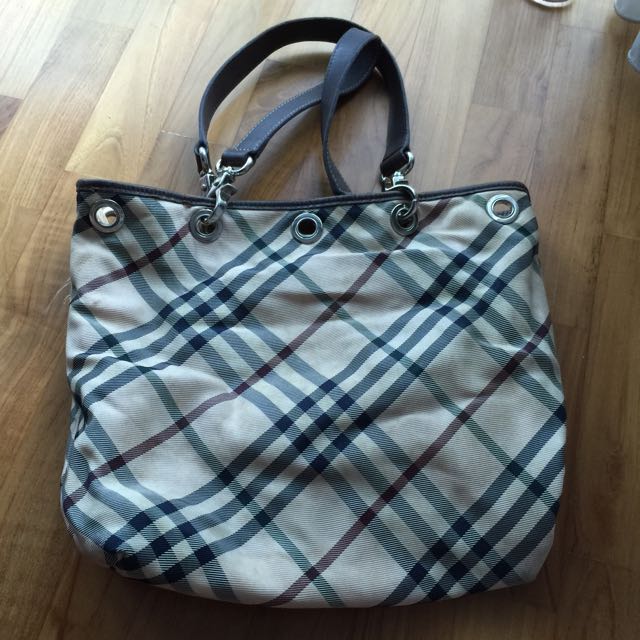 Burberry Blue Label Bag, Luxury, Bags & Wallets on Carousell