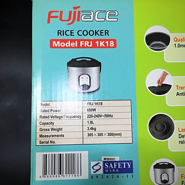 Fuji Ace Rice Cooker, TV & Home Appliances, Kitchen Appliances, Cookers ...