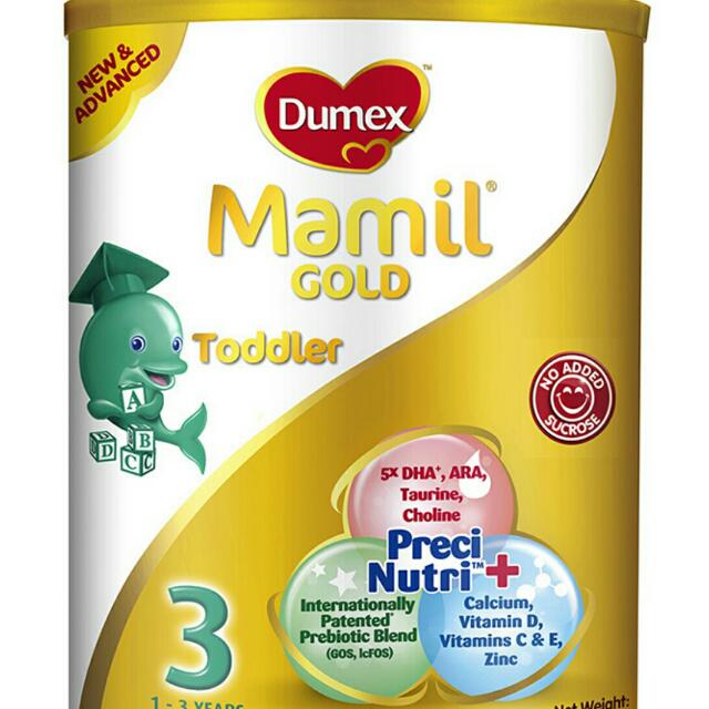 Reserved Mamil Gold Step 3 1.6kg, Babies & Kids, Nursing & Feeding ...