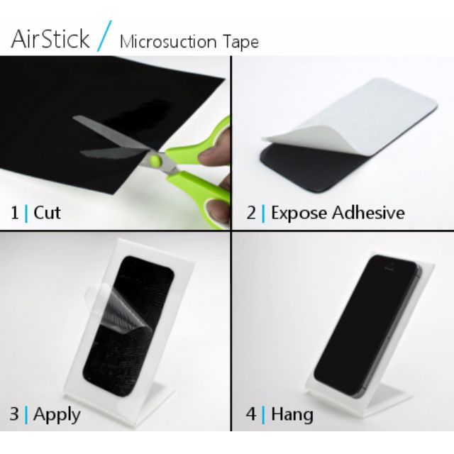 Reusable Sewell AirStick Microsuction Tape (0.8mm, 10cm by 2.5cm ...
