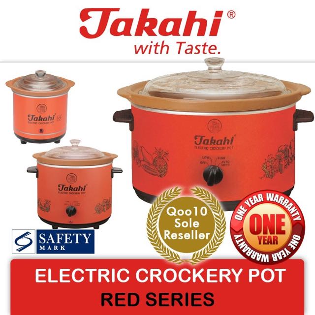 Takahi Electric Crockery Pot, TV & Home Appliances, Kitchen Appliances ...