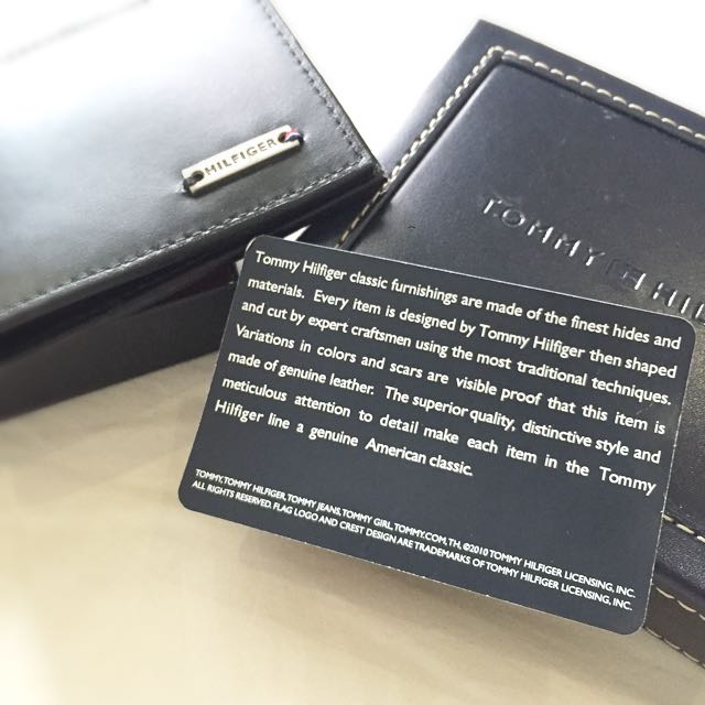 Tommy Hilfiger Front Pocket Wallet with Leather Covered Money Clip ...