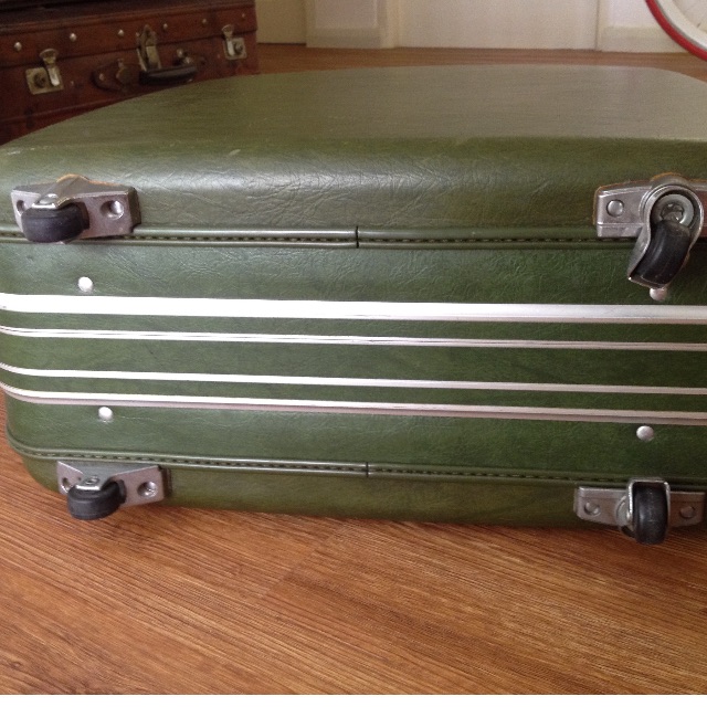 Vintage hard shell luggage, Furniture & Home Living, Furniture, Other ...