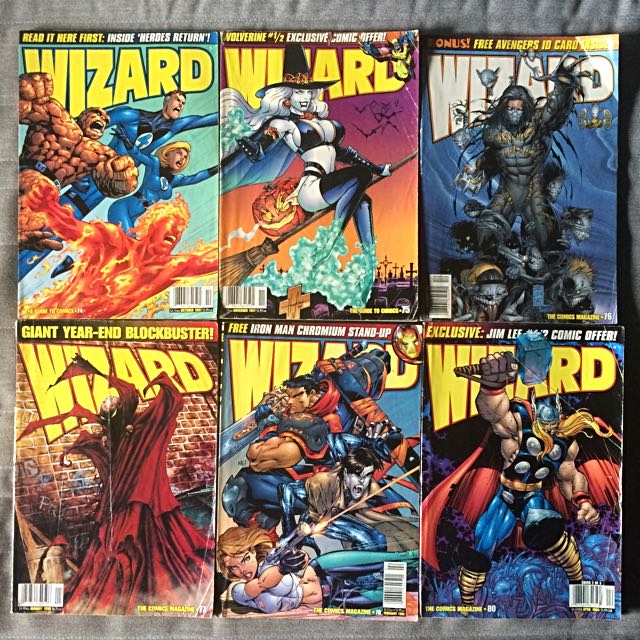 Wizard Magazine Set, Books & Stationery, Magazines & Others on Carousell