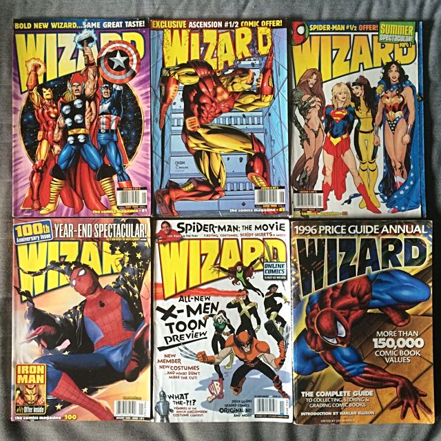 Wizard Magazine Set, Books & Stationery, Magazines & Others on Carousell