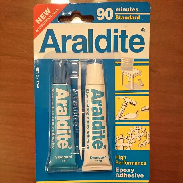 [BNIB] Araldite 2 Part Slow Setting Epoxy Adhesive, Design & Craft ...
