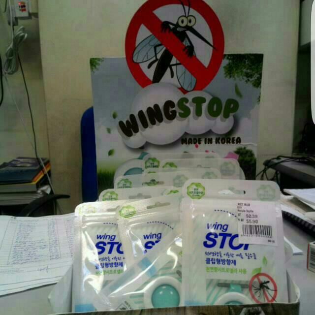 INSTOCK 100% AUTHENTIC FROM KOREA Wingstop Mosquito Repellent Clip ...