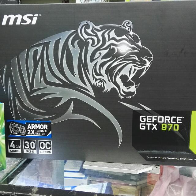 MSI GTX970 OC ARMOR, Computers & Tech, Parts & Accessories, Computer ...