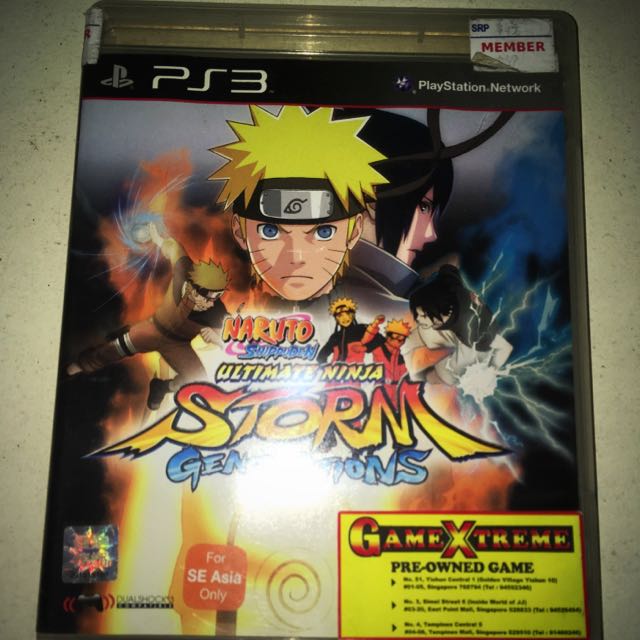 Naruto Shippuden Ultimate Ninja Storm Generations Ps3, Video Gaming ...