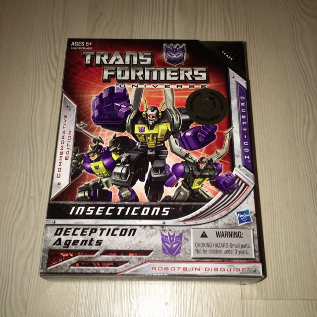Transformers Universe Insecticons 25 Years Commemorative Edition ...