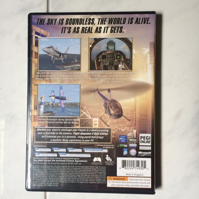 (Reserved)Flight Simulator X Gold Edition (FSX), Video Gaming, Video ...