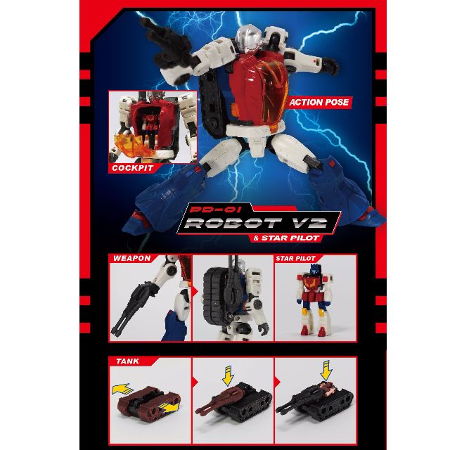 Perfect Effect PE PD-01 Robot V2 & Star Pilot - Micronauts Biotron & MP ...