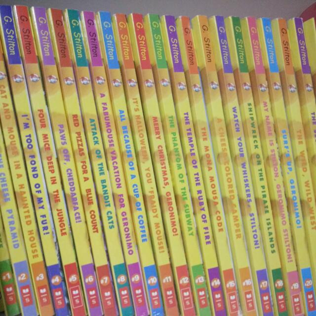 Geronimo Stilton Story Book 1-25, Hobbies & Toys, Books & Magazines ...