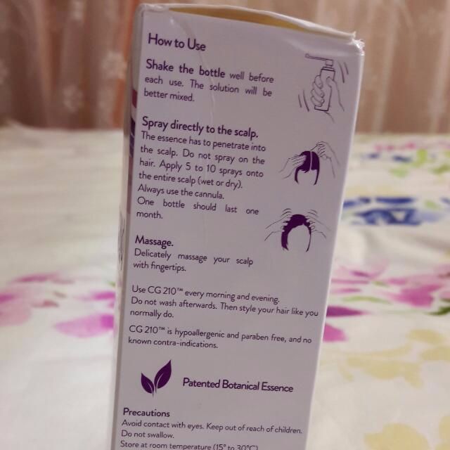 Hair & Scalp essence Abbott CG210, Health & Nutrition, Health ...