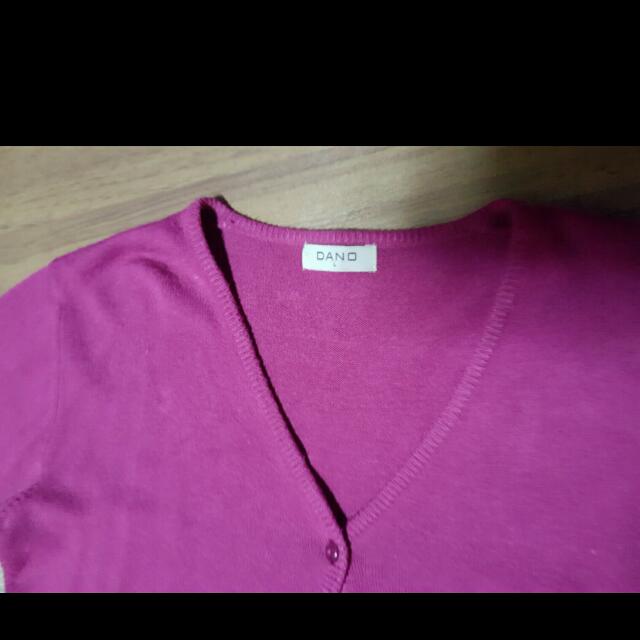 Dano Cardigan In The Colour Fushia, Women's Fashion, Tops, Other Tops ...