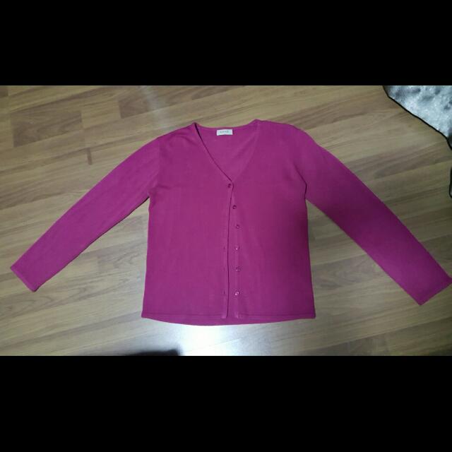 Dano Cardigan In The Colour Fushia, Women's Fashion, Tops, Other Tops ...