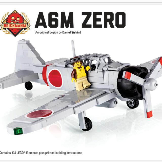 LEGO Brickmania A6M Zero Fighter (Limited Edition), Hobbies & Toys ...