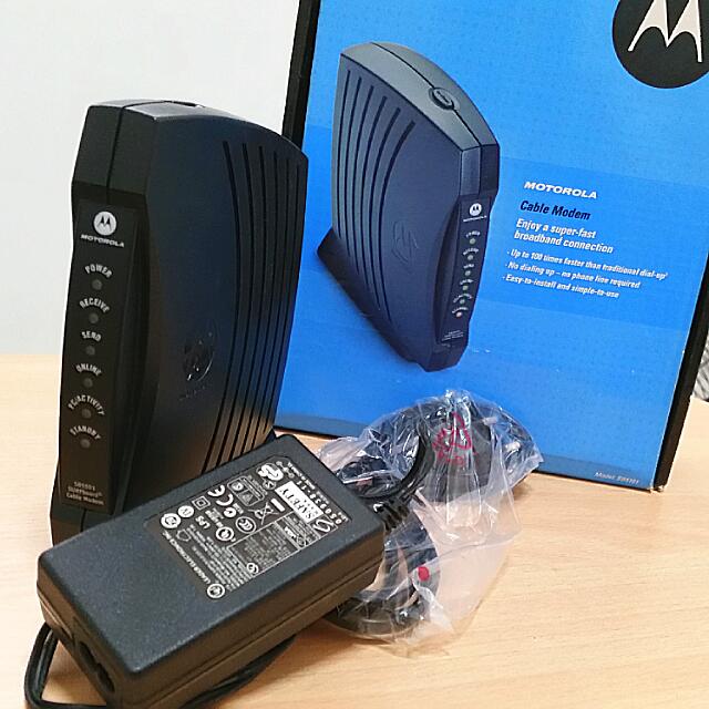 Motorola SB5101 Cable Modem, Computers & Tech, Parts & Accessories ...