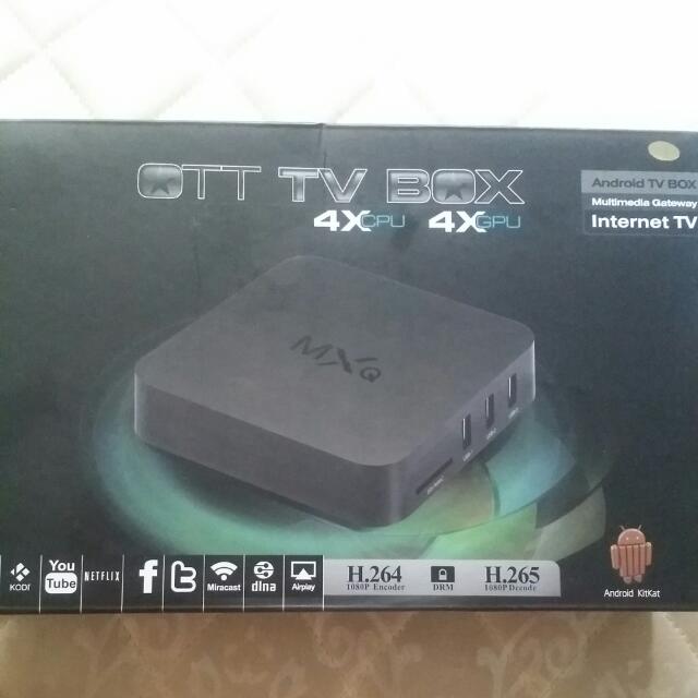 OTT Android TV BOX 4X CPU, TV & Home Appliances, TV & Entertainment, TV ...