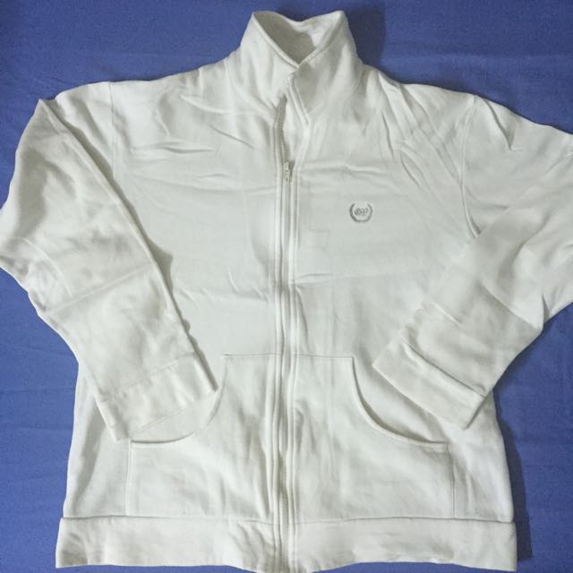 Plain White Jacket, Men's Fashion, Coats, Jackets and Outerwear on ...