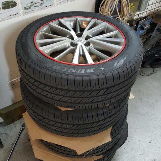 16 " Toyota ALTIS stock rims, Car Accessories on Carousell