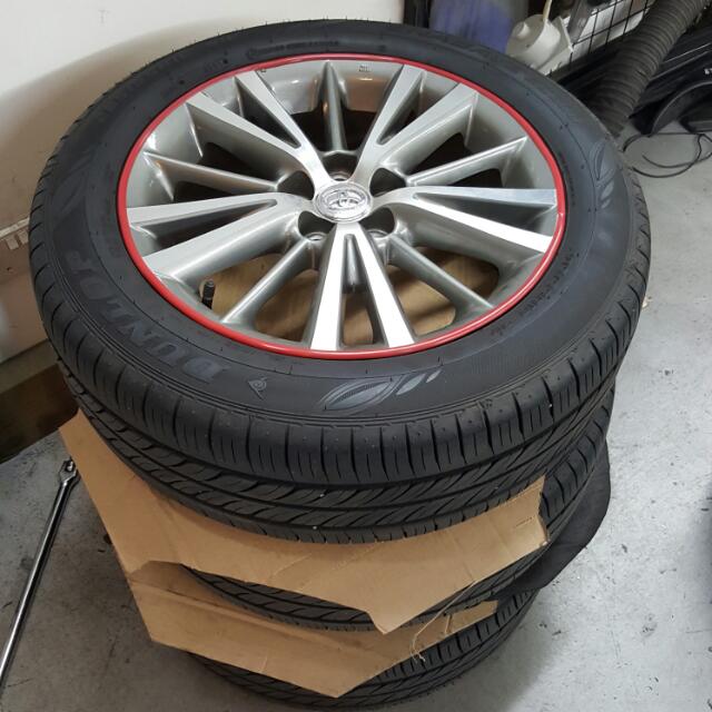 16 " Toyota ALTIS stock rims, Car Accessories on Carousell