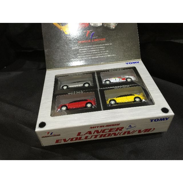 Tomica Mitsubishi Lancer Evolution / Evo iv vii 4 models box set ...