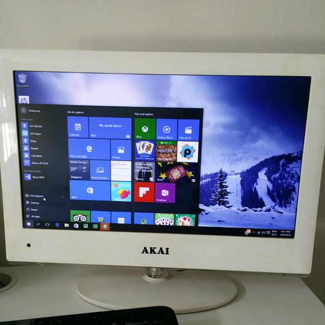 AKAI Computer Monitor with Remote Control (19 Inch), Computers & Tech ...