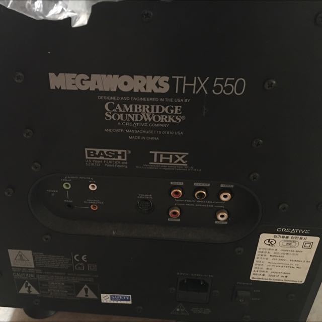 Creative Megaworks 5.1 MW550 THX & DDTS-100, Audio, Soundbars, Speakers ...