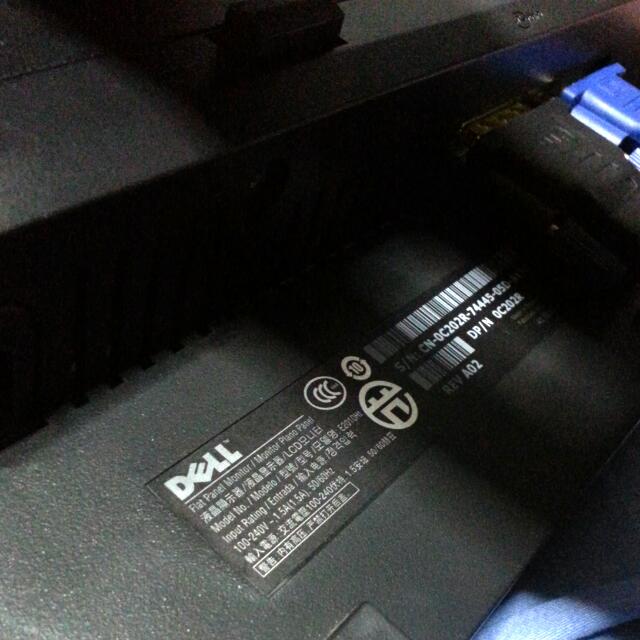 Dell Monitor E2010ht 20 inches, Computers & Tech, Parts & Accessories ...