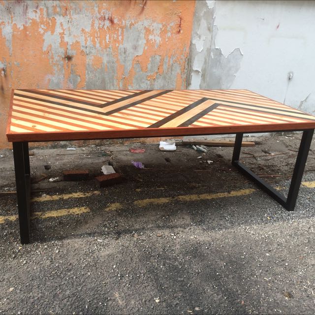 red balau mix with pine wood(table), Furniture & Home Living, Furniture ...