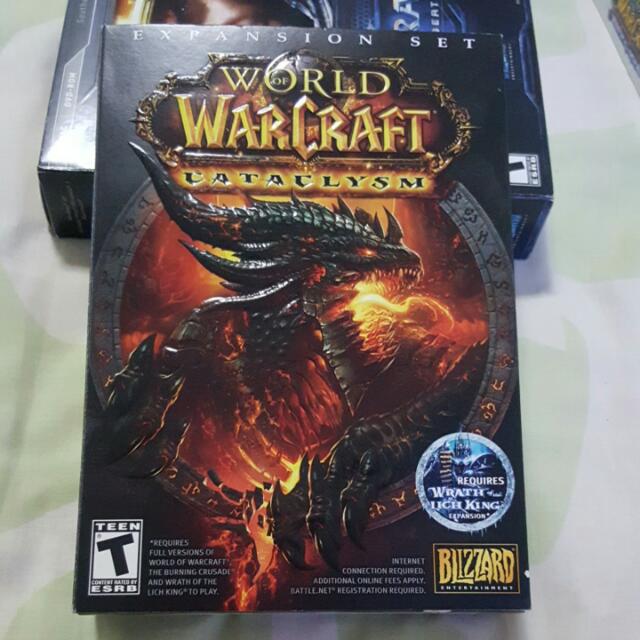 World Of Warcraft Cataclysm Box Only, Video Gaming, Video Game Consoles ...