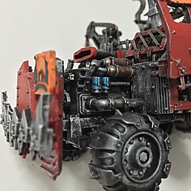 1 Well Painted Warhammer 40K Ork Trukk 2 Ork Miniatures Collection ...