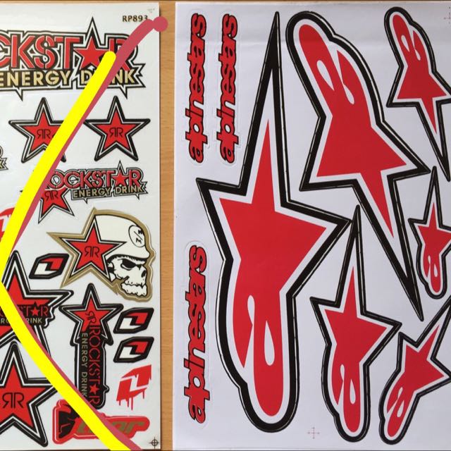 BN Plastic Stickers, Hobbies & Toys, Stationery & Craft, Craft Supplies ...