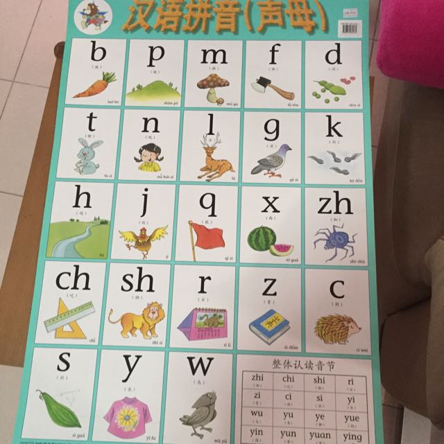 Chinese Learning Posters, Books & Stationery, Children's Books on Carousell