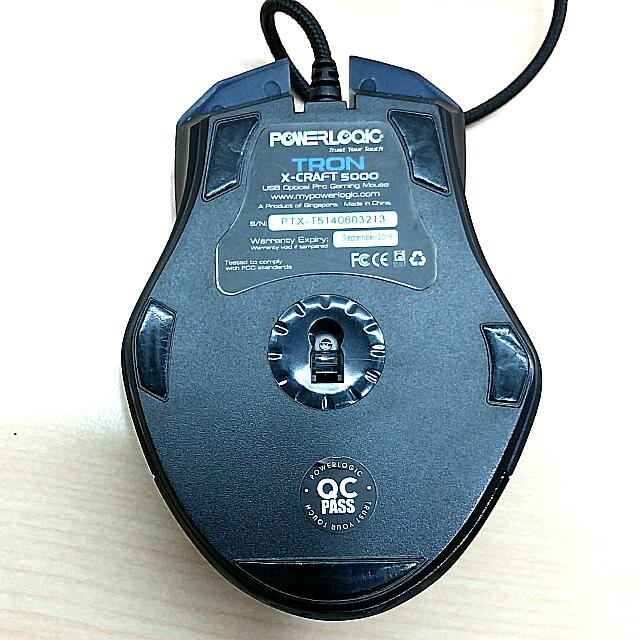 Powerlogic Gaming Mouse X-Craft 5000, Computers & Tech, Parts ...