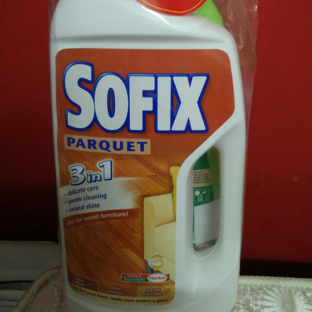 Sofix Parquet 1L cleaner with free Terra Activ 500ml, Furniture & Home ...
