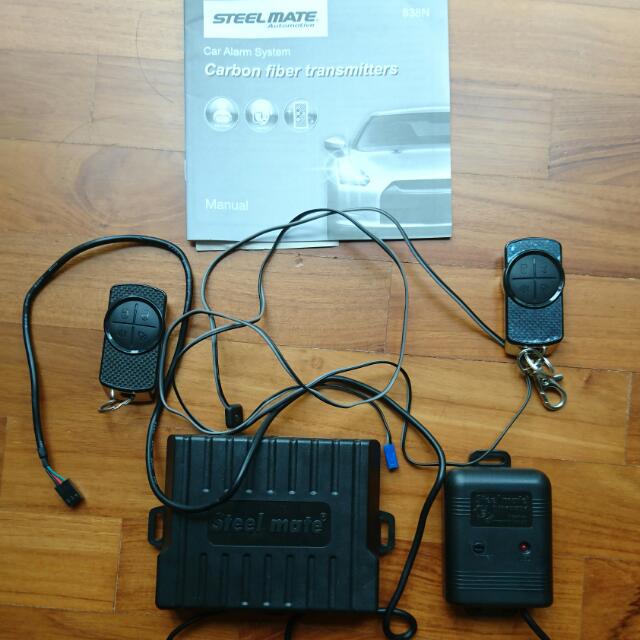 Steelmate 838N Car Alarm System Carbon Fiber Transmitter, Audio, Other ...