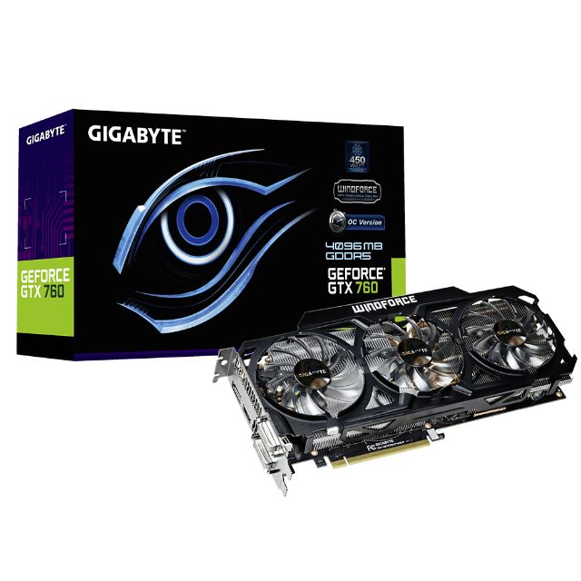 Gigabyte Windforce GTX 760 GV-N760OC-4GD, Computers & Tech, Desktops on ...